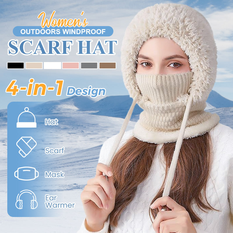 Women's Outdoors Windproof Scarf Hat – goodayye